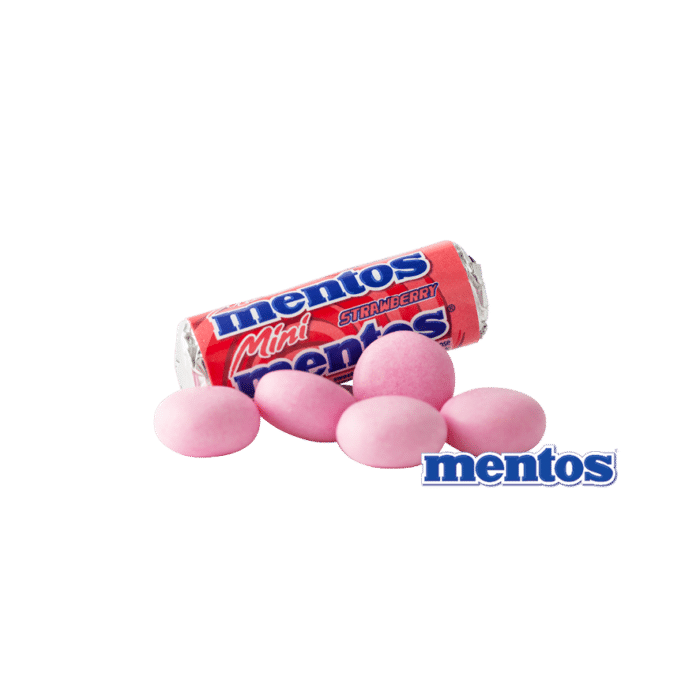 Mini Mentos jordgubb - Hultén försäljning