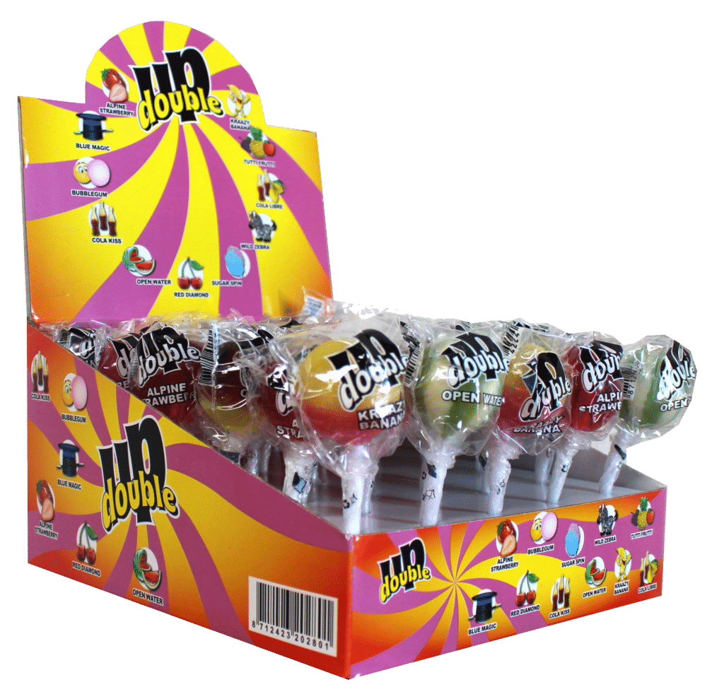 Double Up Lollipops 30-pack - Hultén försäljning