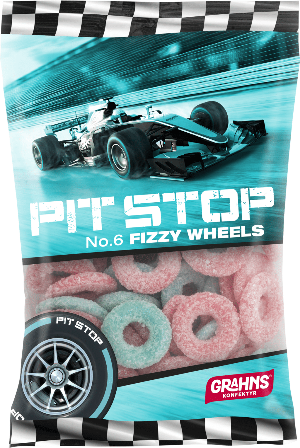 Pit Stop Fizzy Wheels 120g Hult n F rs ljning Pit Stop Fizzy Wheels 120g Hult n F rs ljning